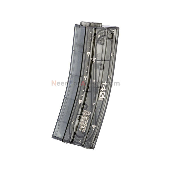ARES Transparent AR/M4 140Rds Airsoft AEG Mid-Cap Magazine (Single ...